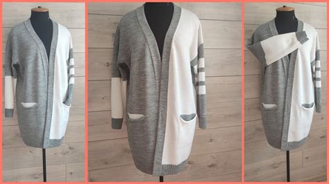 Кардиган с красивой планкой на вязальной машине Youtube