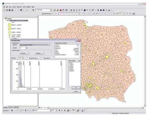 Dialog Window Of Arcgis Arcmap 9 2 Application Support Ing