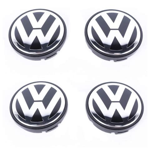 Vw Volkswagen Wheel Centre Cap Badge Hub 56mm 4 Pcs For Jetta 1999 2009