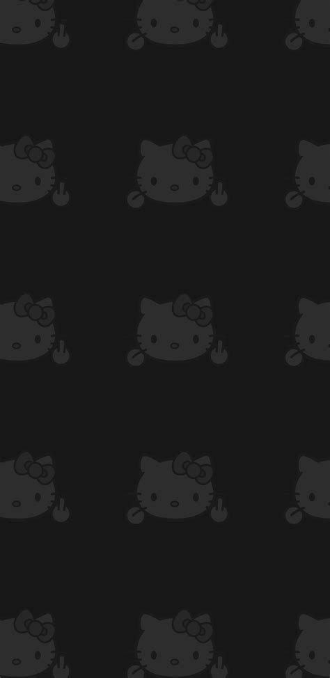 Hello Kitty Middle Finger Wallpaper