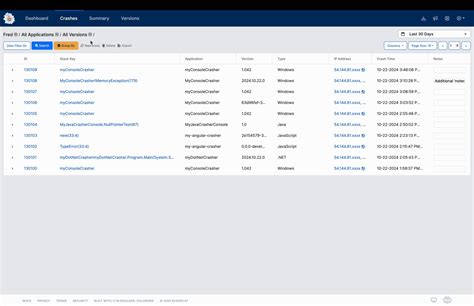 Remove Crashes Bugsplat