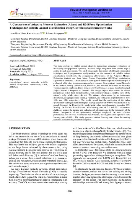 Pdf A Comparison Of Adaptive Moment Estimation Adam And Rmsprop