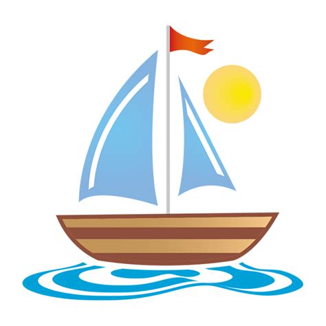 卡通小船PNG
