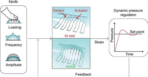 closed loop haptic feedback control using a self sensing soft pneumatic