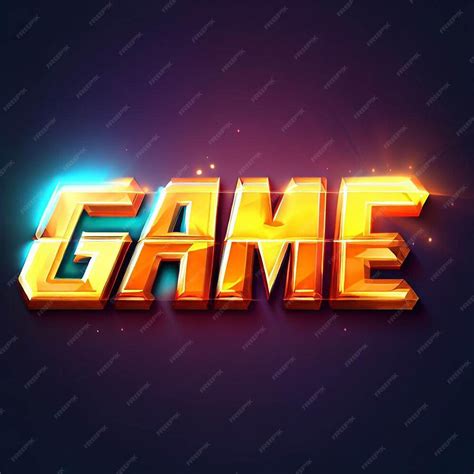 Premium Ai Image Game 3d Text Effect
