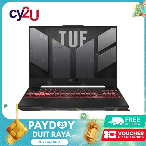 Asus TUF Gaming A15 FA507X ULP038W 15 6 FHD 144Hz Gaming Laptop AMD Ryzen 9 7940HS 16GB RAM