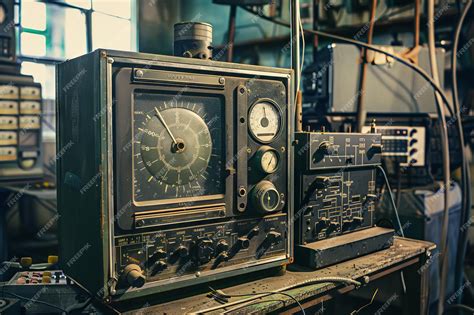 Premium Photo Vintage Oscilloscope Retro Electrical Device Generative
