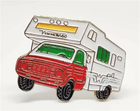 Winnebago Motorhome Campervan Vintage Enamel Pin Etsy