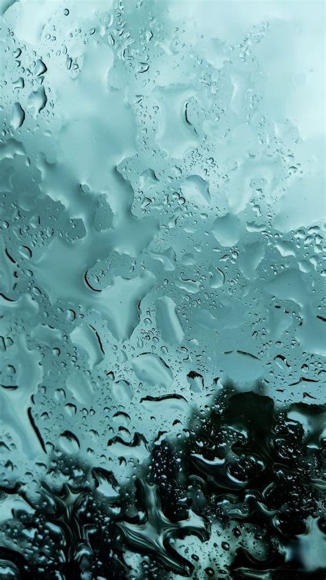 Капли на стекле в 2024 г Абстрактное Обои Живопись