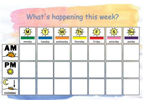 Hello Autism Resources Schedules