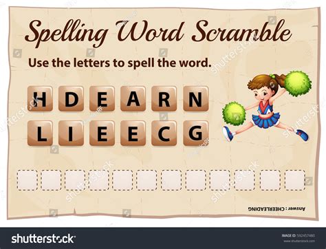 scrambled words game