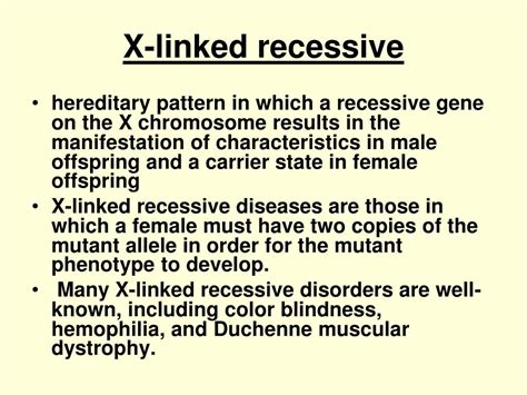 PPT Sex Linked Inheritance PowerPoint Presentation Free Download ID