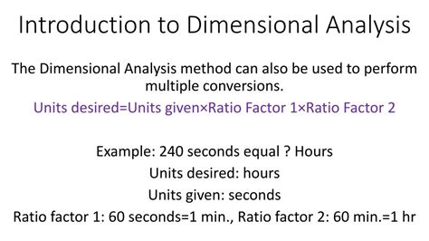 Ppt Introduction To Dimensional Analysis Powerpoint Presentation Free Download Id5908343