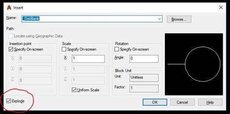 Avoid Checked Box On Insert Block Autolisp Visual Lisp And Dcl