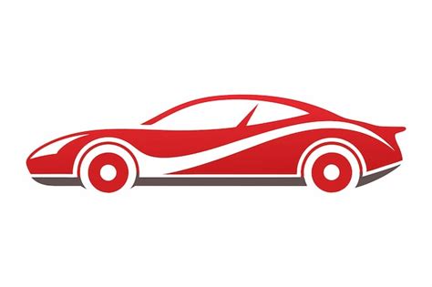 색 바탕에 자동차 로고 터 프리미엄 Ai 생성 벡터