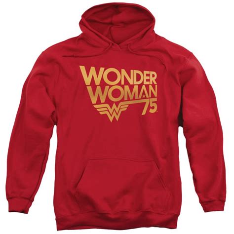 Wonder Woman Wonder Woman 75th Anniversary Gold Logo Pull Over