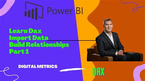 Power Bi Learn Dax Part 1 Import Data From Excel And Csv Youtube