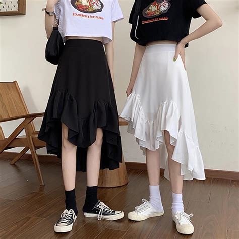 Long Skirt 롱스커트언발스커트프릴스커트언발롱스커트프릴롱스커트 On Bunjang Global Site