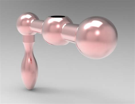 Autodesk Inventor Ipt File 3d Cad Model Of Tri Ball Handles Bore D1