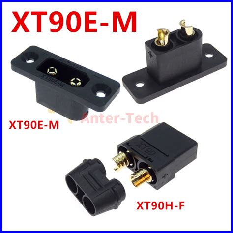 Xt90e M Conector De Bateria Xt90e Macho Conector Banhado A Ouro Diy