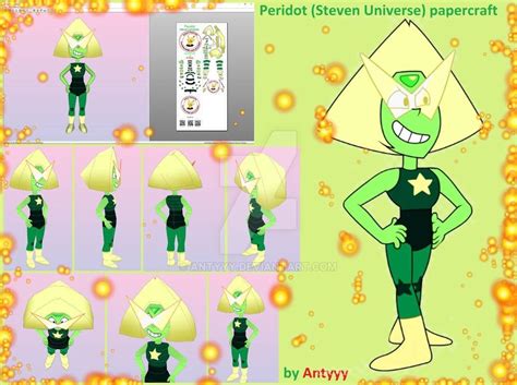 Peridot Steven Universe Papercraft By Antyyy On Deviantart Peridot