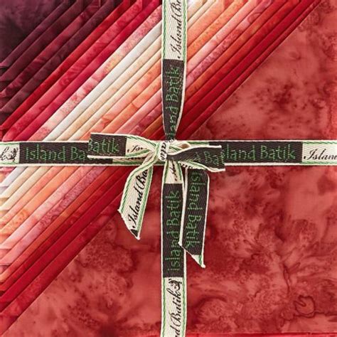 Ravishing Red Batik Stack Packlayer Cake 42 10 X 10 Precut Fabric Squares Etsy