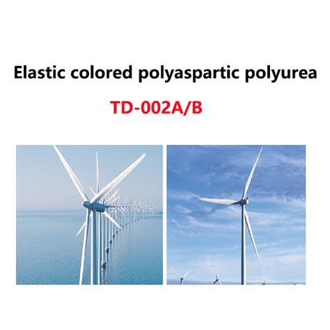 Elastic Two Component Colored Polyaspartic Polyurea Td 002ab