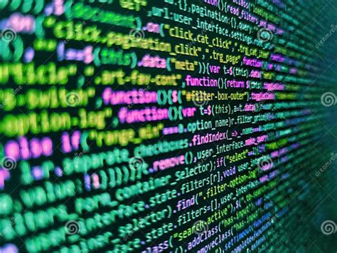 Close Up Of Random Computer Code Comprised Of Numbers And Letters Letters Chars And Digits