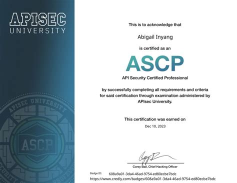 Abigail Inyang On Linkedin Apisecurity Cybersecurity Penetrationtesting Certification… 60