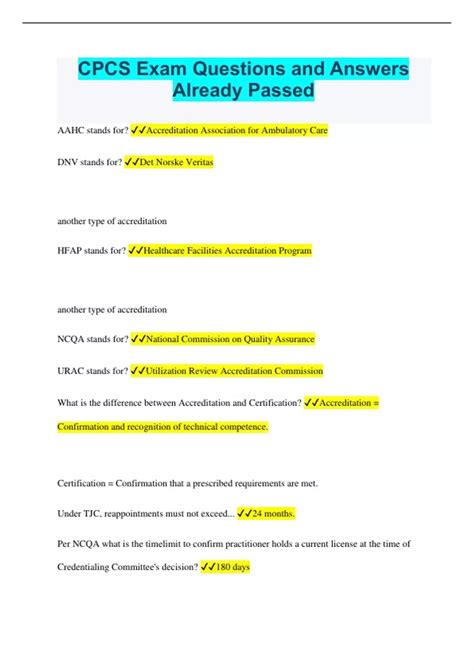 Cpcs Bundled Exams Questions And Answers 2023 2024 Complete Accurate And Verified Stuvia Us