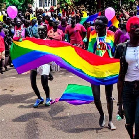 An Lgbt Pride Parade In Uganda Rstablediffusion