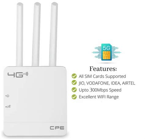 G WIFI Sim Router With G Sim Card Slot At Rs New Delhi ID