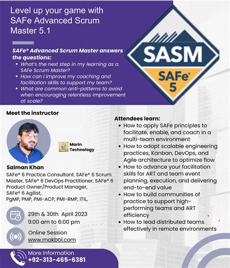 Salman Khan On Linkedin Scrum Safe Sasm Scrummaster Agileleadership Onlinetraining Safe6…