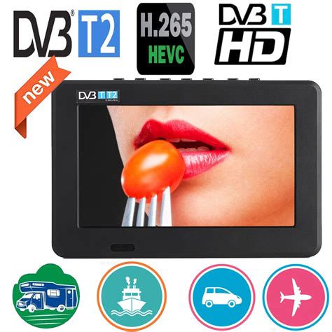 LEADSTAR 7 дюймов портативный мини-Телевизор полностью совместим с DVB ...