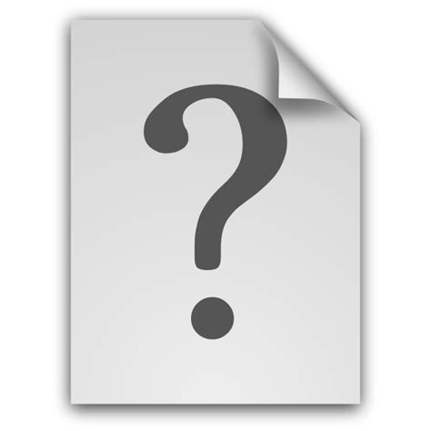 Unknown File Icon Free SVG