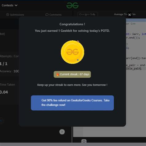 priyanshu prajapati on linkedin geekstreak2024 gfg160 codingjourney geekstreak2024