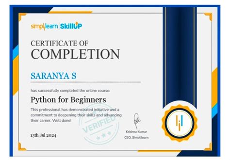 Saranya S On Linkedin Skillup Skillup Simplilearn Skillup Simplilearn