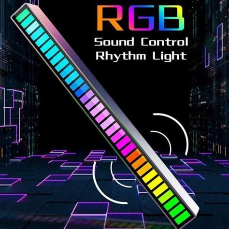 Jual Led Bar Lampu Equalizer Audio Spectrum Sensor Suara Rgb Music