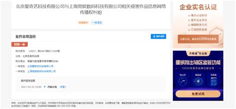 爱奇艺正式起诉b站，涉及侵害作品信息网络传播权纠纷原告