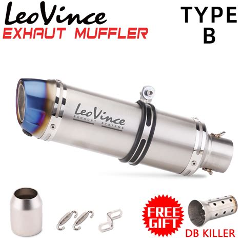 Motorcycle Exhaust Pipe Modified Huanglong 600 R1 Ninja400 Leovince F02