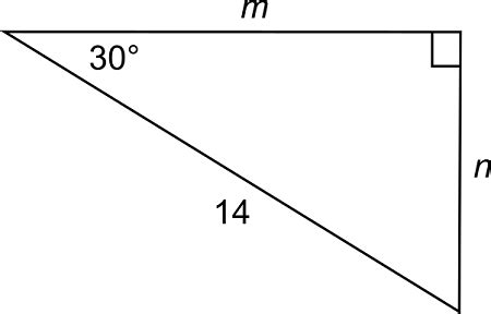 Determine The Missing Sides Of The Following Triangle Homework Study Com