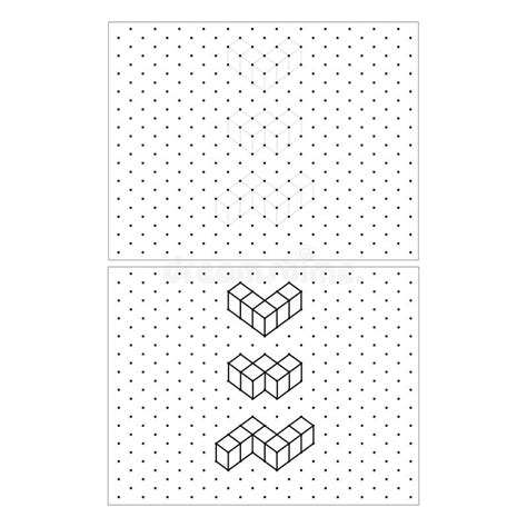 Practice Exercise Draw An Isometric Cube On Each Of These Shapes Using The Dotted Lines On A