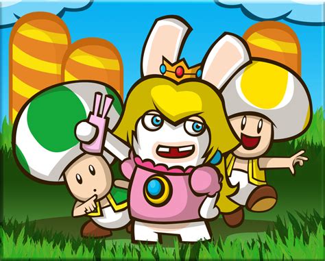 Rabbid Peach S Beauty Side By Ekarasz On Deviantart