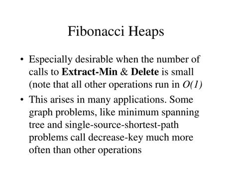 Ppt Fibonacci Heaps Powerpoint Presentation Free Download Id673165