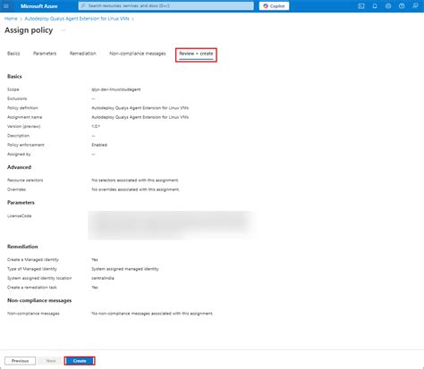 deploy qualys cloud agent for linux vms via azure deployment policy