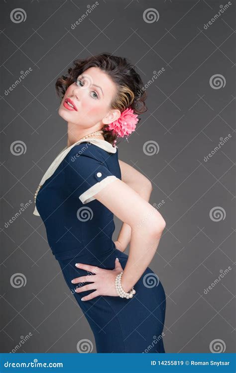 Sailor Girl With Telescope Royalty Free Stock Image