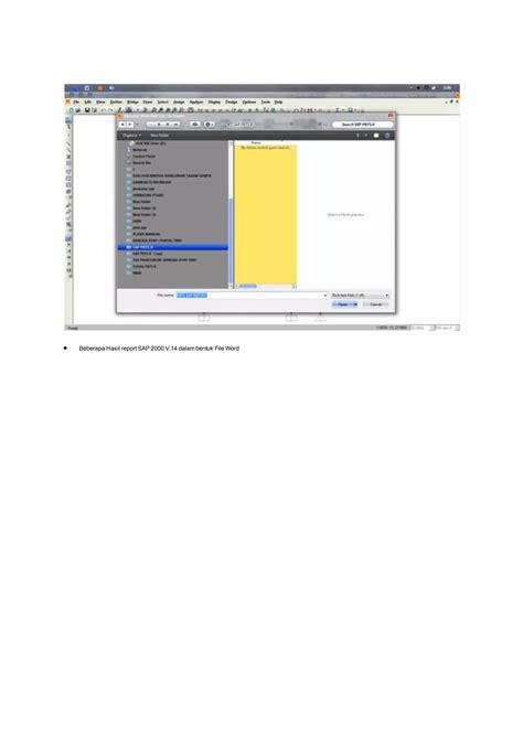 Tutorial Perhitungan Struktur Dengan Sap 2000 V DOCX