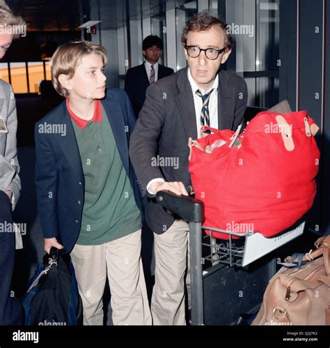 Woody Allen And Mia Farrows Son Fletcher Previn At London Heathrow