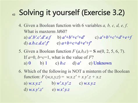 Boolean Algebra And Logic Gates Chapter 2 Ppt