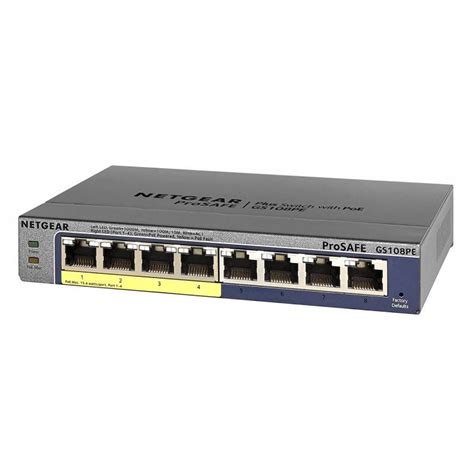Netgear GS PE ProSAFE Plus Port Gigabit Switch GS PE AJS Mwave Com Au